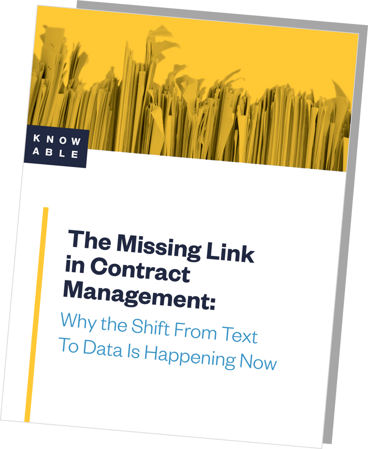 Knowable Whitepaper: The Missing Link in Contract Management